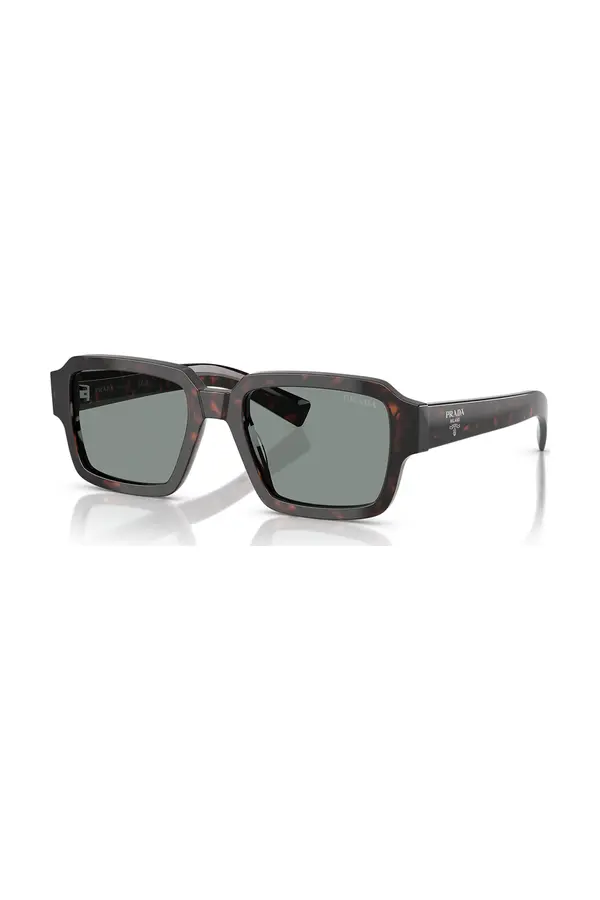 Prada Full Rim Square Frame Sunglasses - Blue