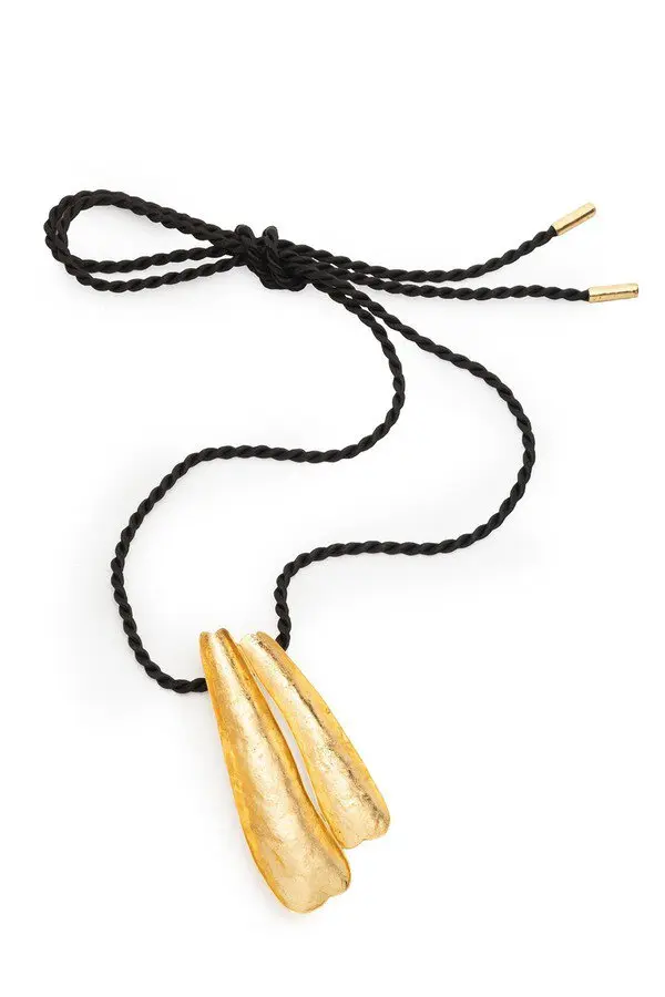 Natori Aurea Pendant Necklace - Gold