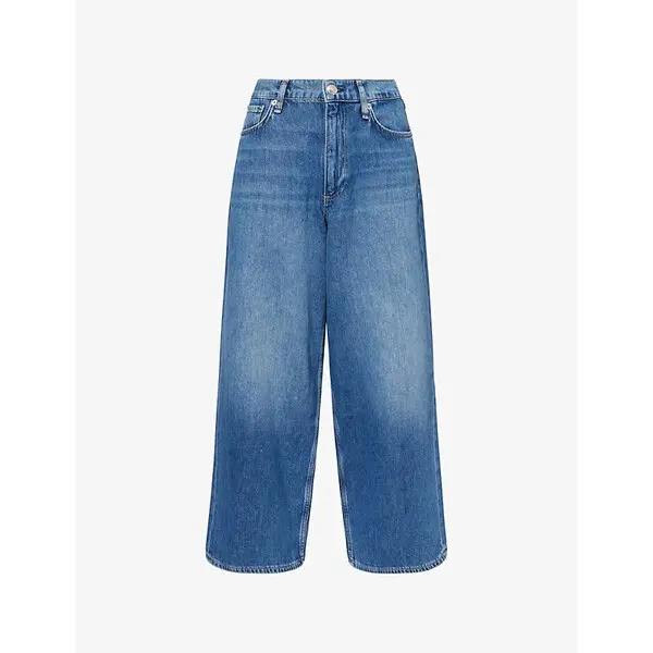 Rag & Bone Andi Cropped Wide-leg Denim Jeans - Millerton