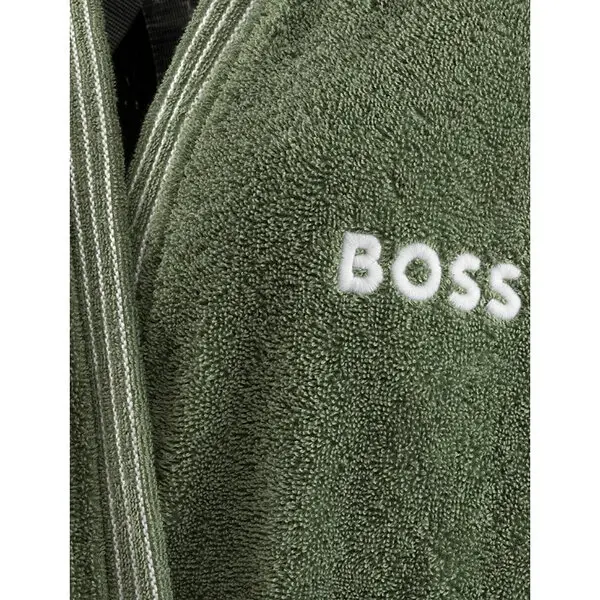BOSS Edge Hooded Cotton Bathrobe - Lichen