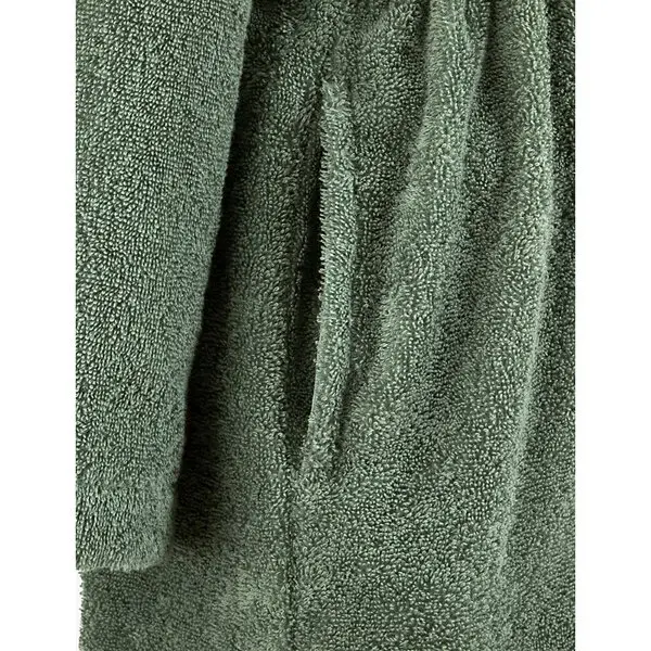 BOSS Edge Hooded Cotton Bathrobe - Lichen