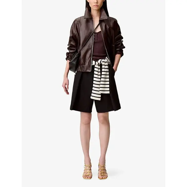 Claudie Pierlot Tailored Woven Bermuda Shorts