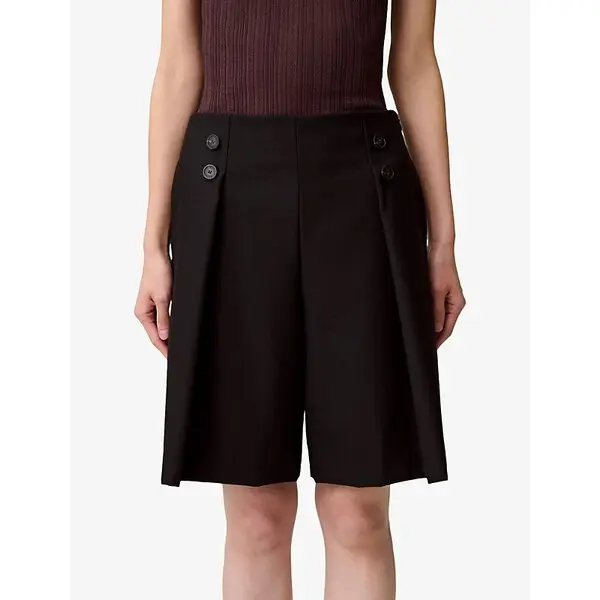 Claudie Pierlot Tailored Woven Bermuda Shorts