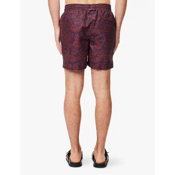 Derek Rose Rose Print Swim Shorts