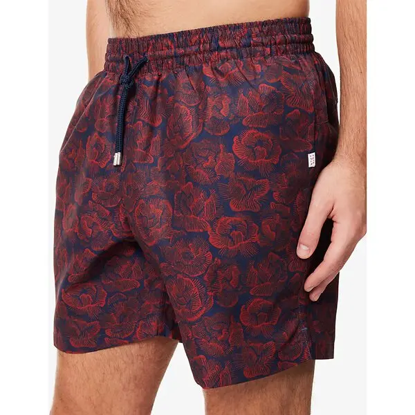 Derek Rose Rose Print Swim Shorts