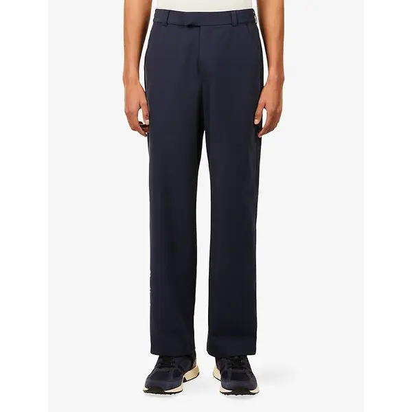 MALBON Coolcore Straight-leg Stretch-woven Trousers - Navy