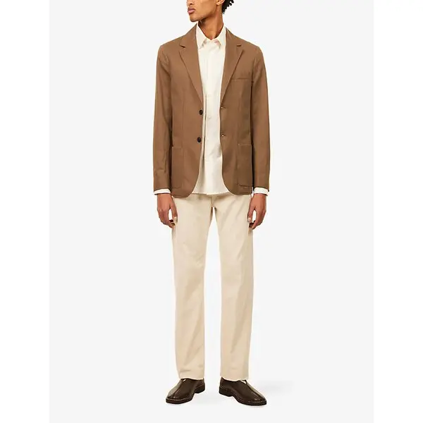 Sunspel Cotton And Linen-blend Blazer