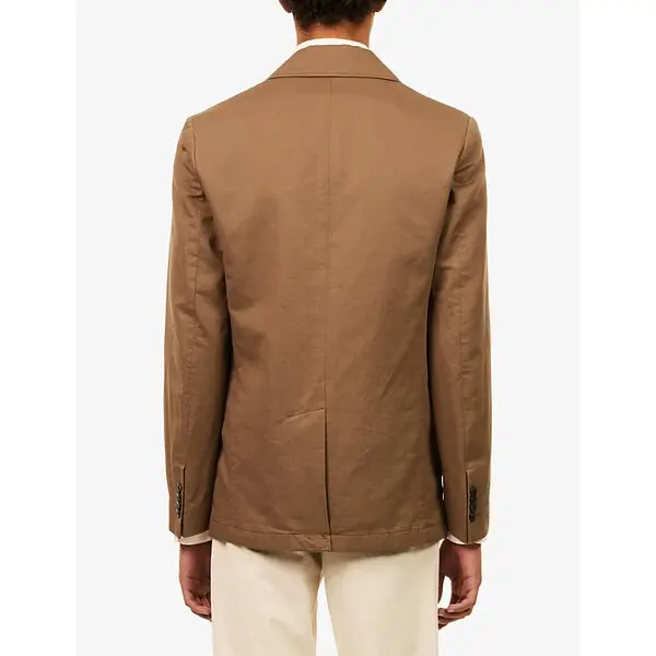 Sunspel Cotton And Linen-blend Blazer