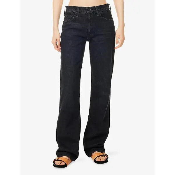 MOTHER The Reifler Straight-leg Denim Jeans - Starry-eyed