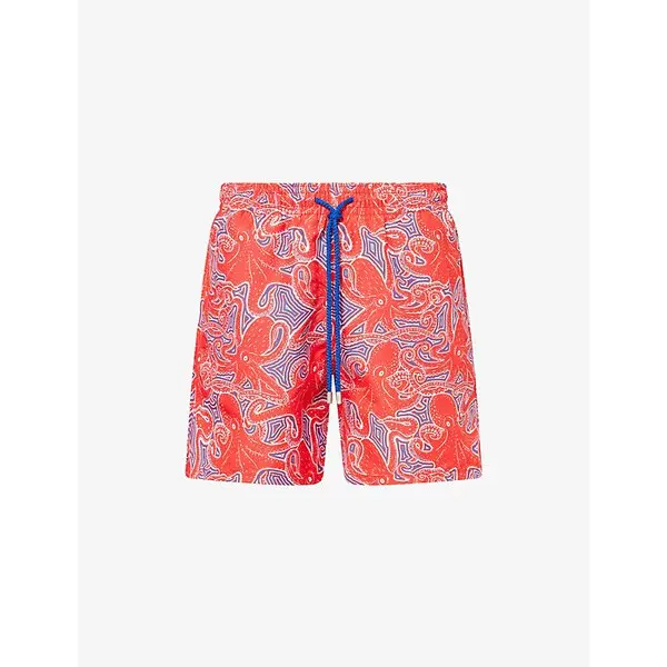 Vilebrequin Hypnoctopus Swim Shorts - Coquelicot