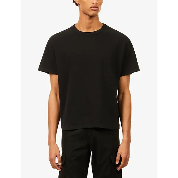 BRAIN DEAD Easy Logo-embroidered Cotton T-shirt