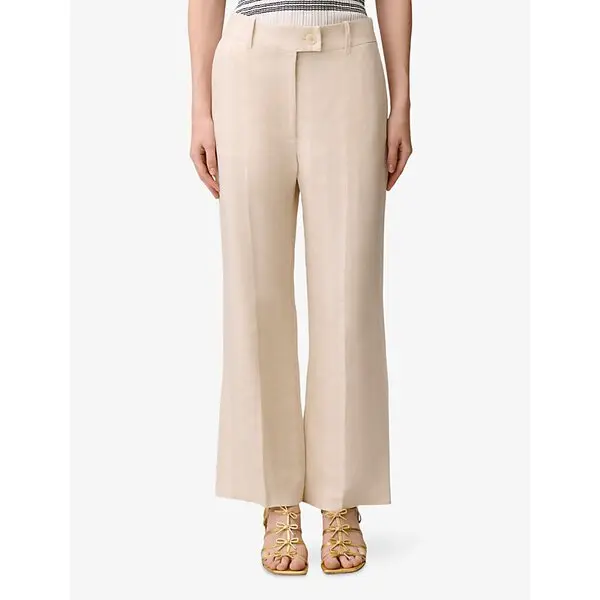 Claudie Pierlot Flared Mid-rise Trousers