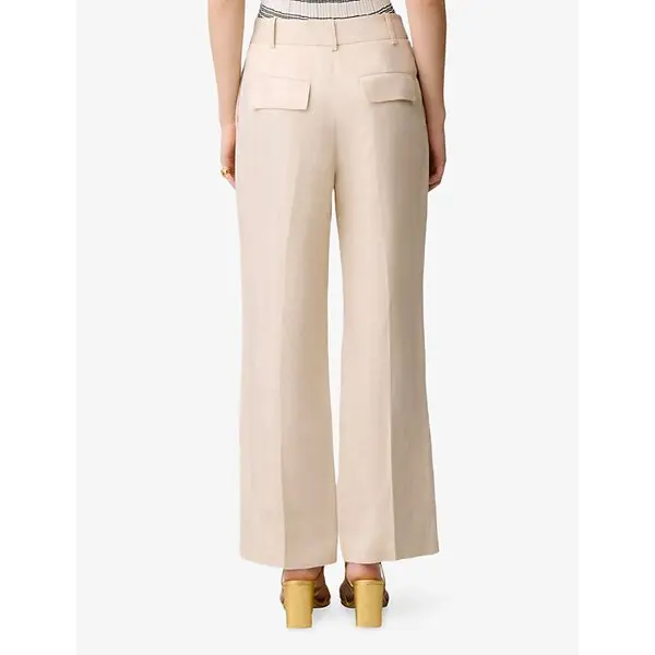 Claudie Pierlot Flared Mid-rise Trousers