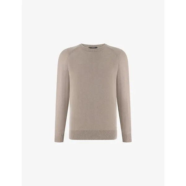 Boggi Milano Cotton, Silk, And Cashmere Crewneck Jumper