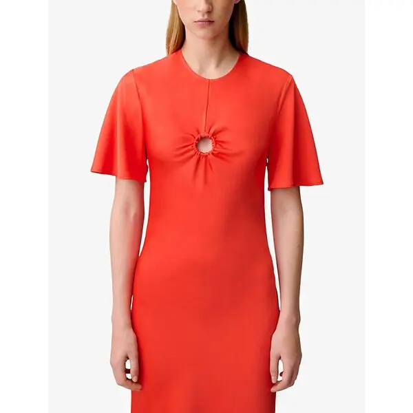 claudie pierlot orange dress Yellow long dress for women