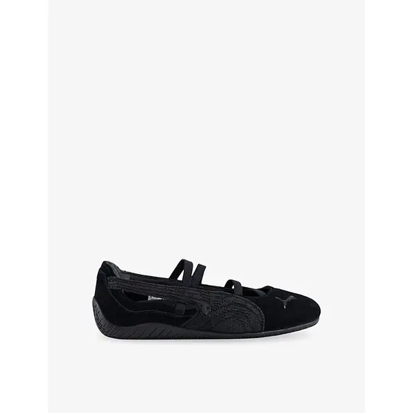 PUMA Speedcat Ballet Suede Trainers - Python Puma Black