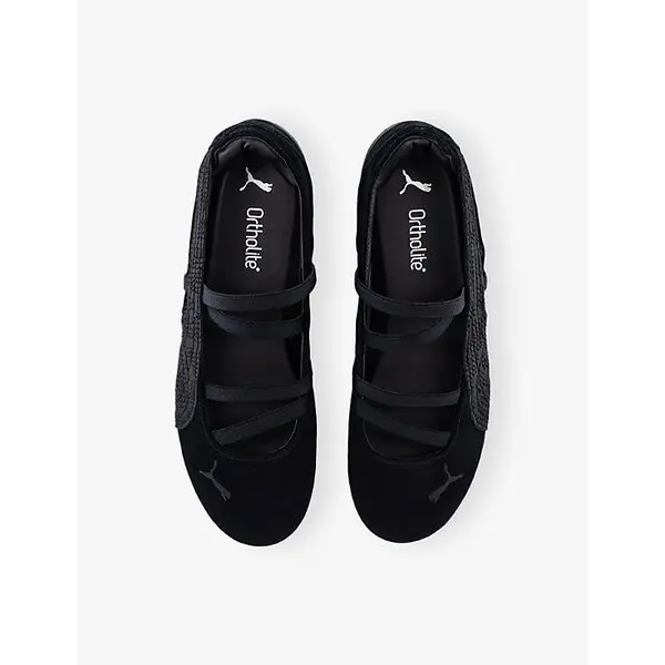 PUMA Speedcat Ballet Suede Trainers - Python Puma Black
