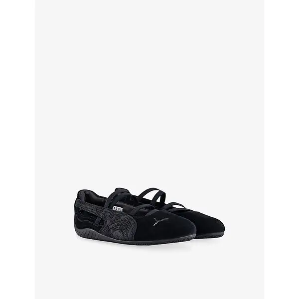 PUMA Speedcat Ballet Suede Trainers - Python Puma Black