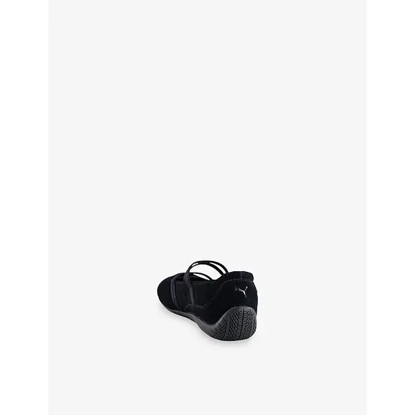 PUMA Speedcat Ballet Suede Trainers - Python Puma Black