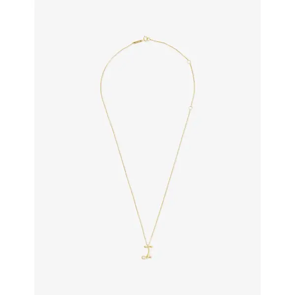 PDPAOLA Initial I 18ct Gold-plated 925 Sterling Silver Pendant Necklace - Gold I