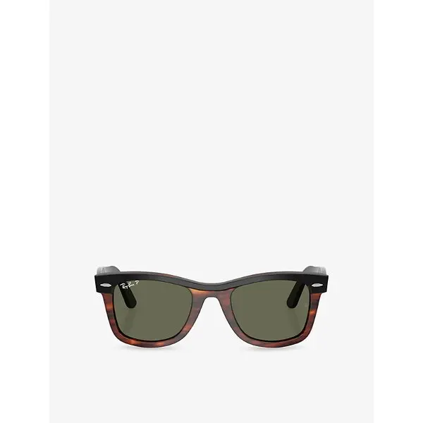 Ray-ban Wayfarer Rectangle-frame Sunglasses - Black