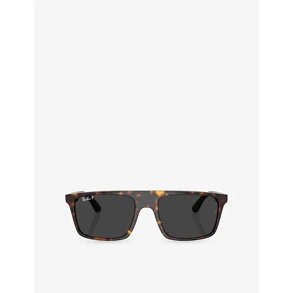 Ray-ban Square-frame Acetate Sunglasses - Brown