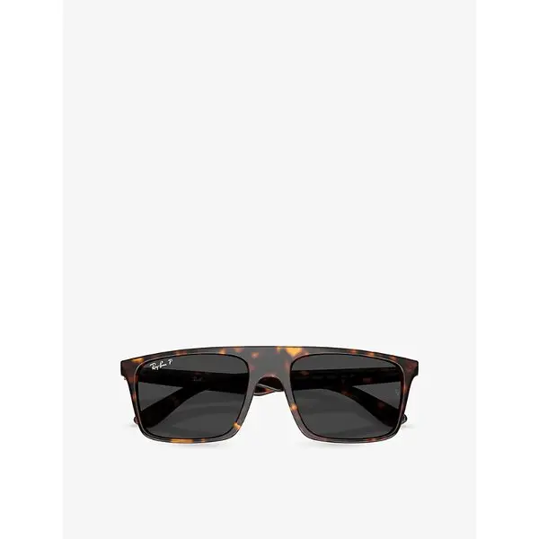 Ray-ban Square-frame Acetate Sunglasses - Brown