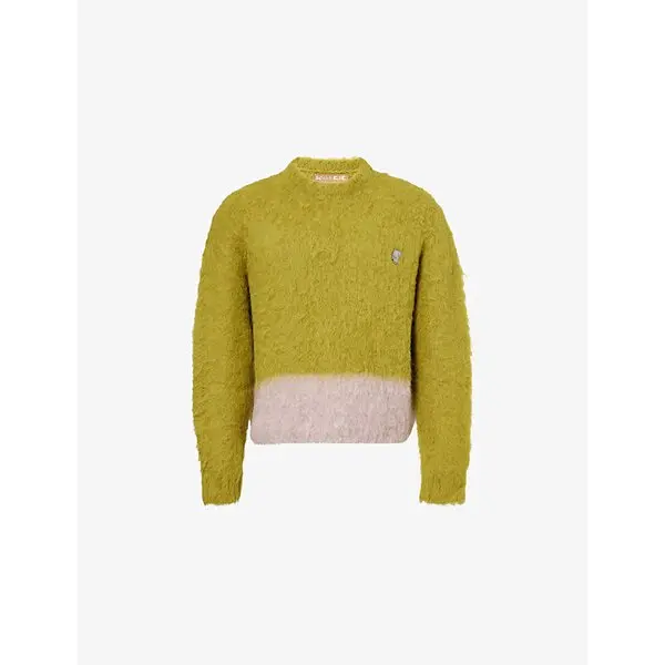 BRAIN DEAD Alpaca-blend Jumper - Lime