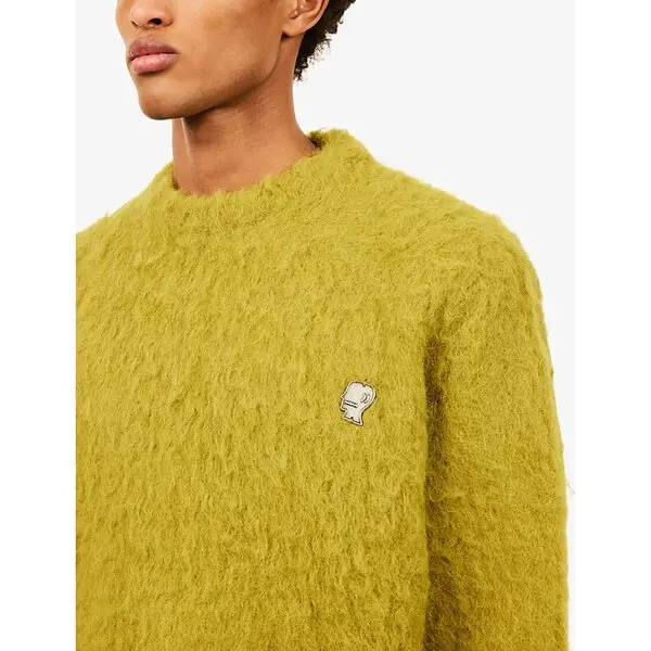 BRAIN DEAD Alpaca-blend Jumper - Lime