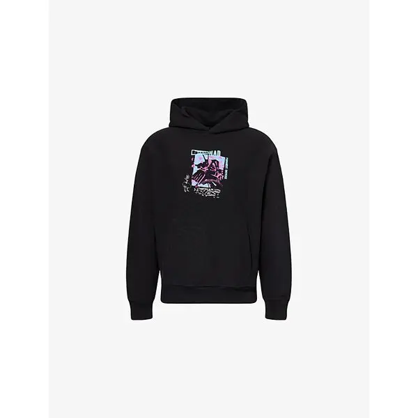 BRAIN DEAD Graphic-print Cotton Hoody