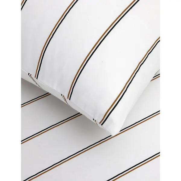 BOSS Bray Striped Cotton Pillowcase 50cm X 75cm