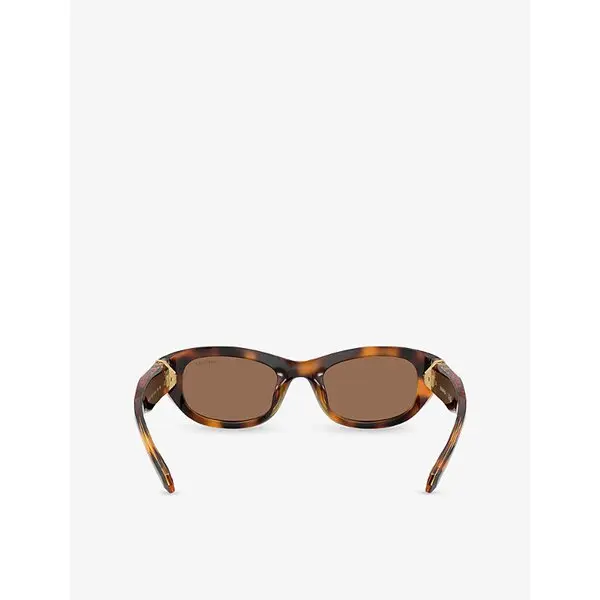 SWAROVSKI Cat-eye Acetate Sunglasses - Brown