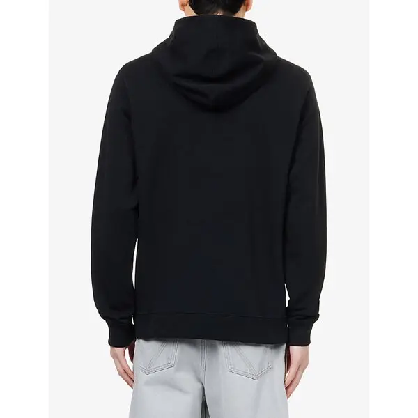 THAMES Letters Print Cotton-jersey Hoody