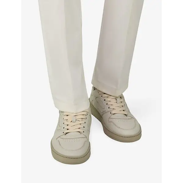 Boggi Milano Origin Leather Trainers - White