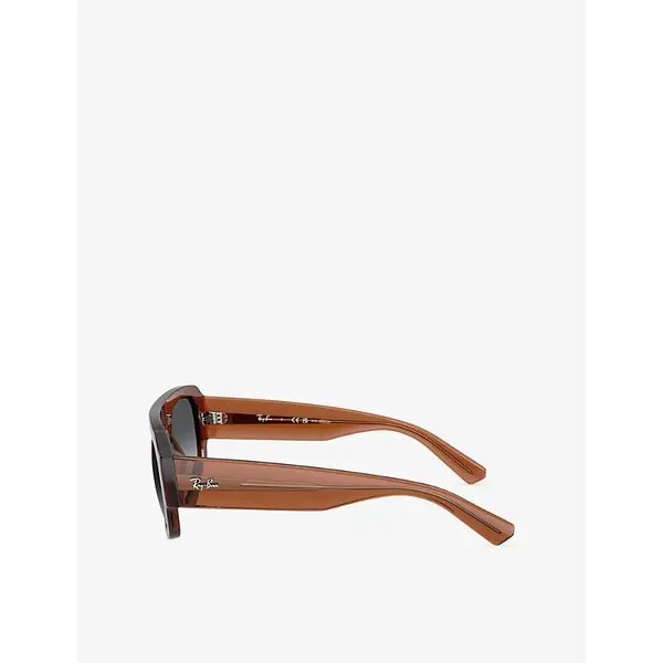 Ray-ban Acetate Aviator Sunglasses - Brown