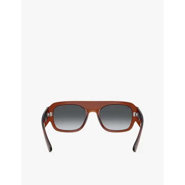 Ray-ban Acetate Aviator Sunglasses - Brown
