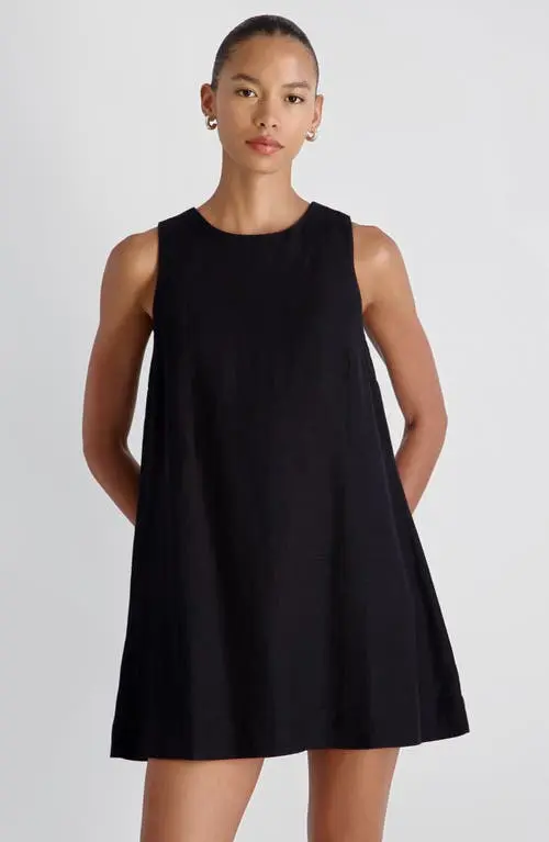 French Connection Copper Sleeveless Shift Minidress - Black