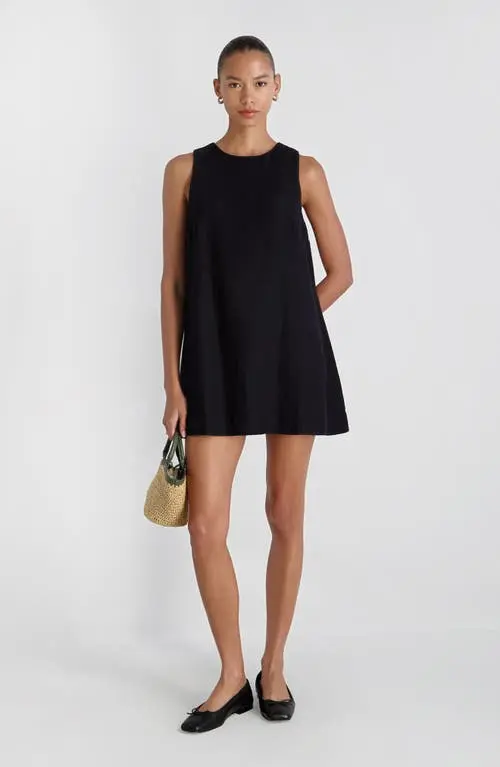 French Connection Copper Sleeveless Shift Minidress - Black