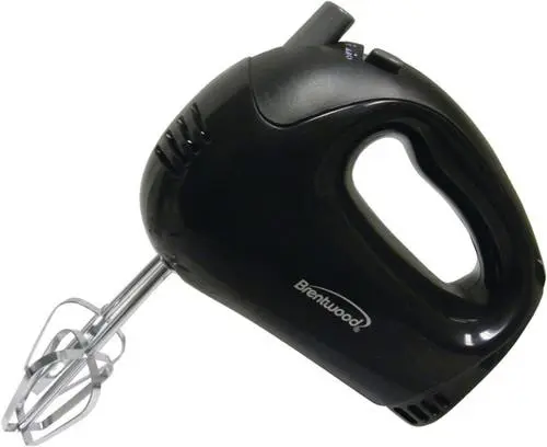 BRENTWOOD 5-speed Hand Mixer - Black