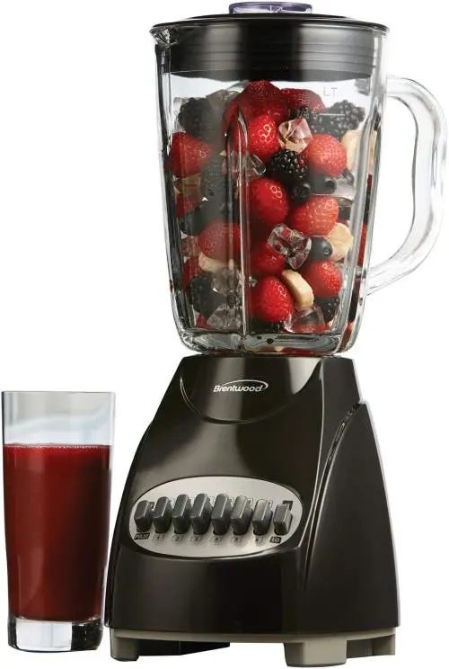 BRENTWOOD 12 Speed Blender With Glass Jar