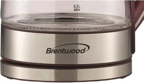 BRENTWOOD Glass Kettle
