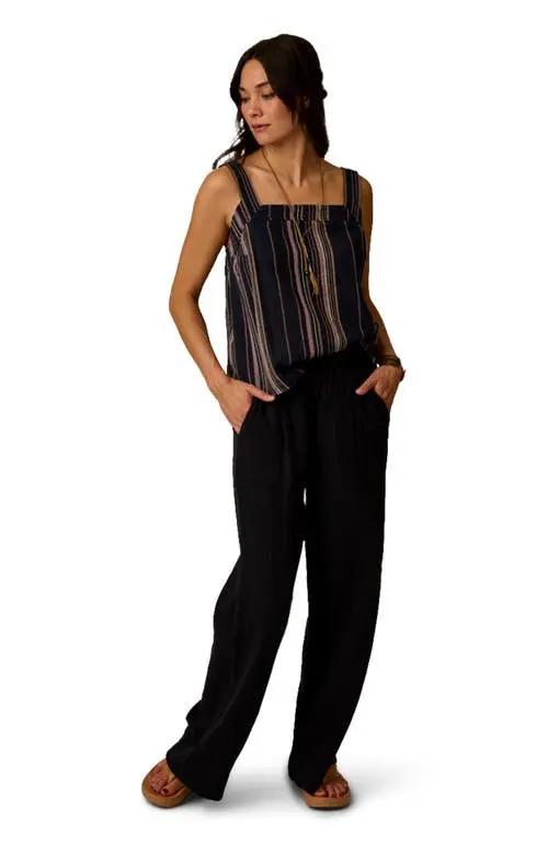 Carve Designs Relaxed Fit Gauze Pant - Black