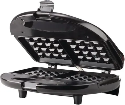 BRENTWOOD Dual Waffle Maker - Black