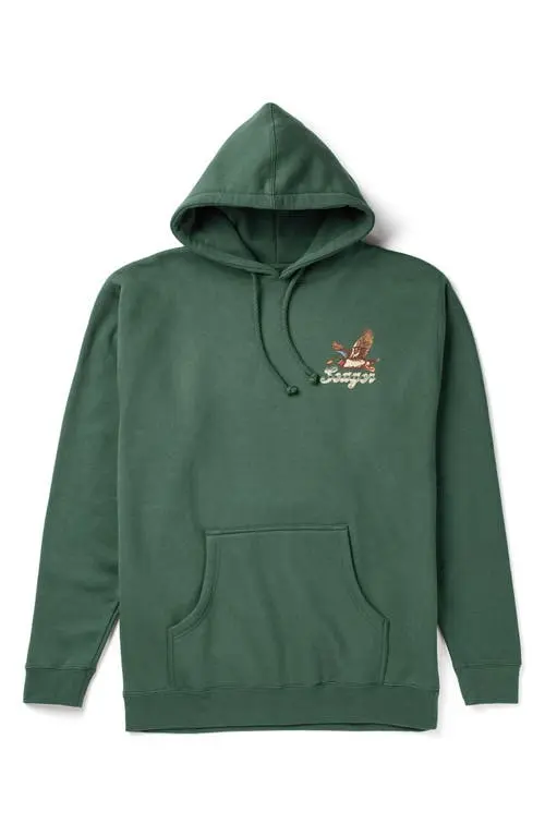 SEAGER CO Cotton Blend Greenhead Hoodie - Alpine Green