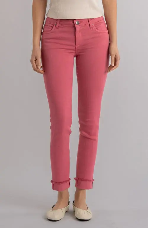 Kut From The Kloth Amy Crop Slim Jeans - Flamingo