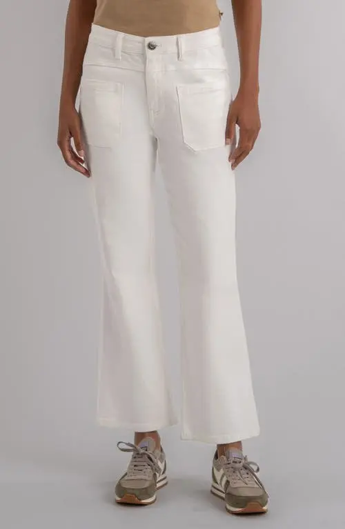 Kut From The Kloth Kelsey High-waist Flare Jeans - White