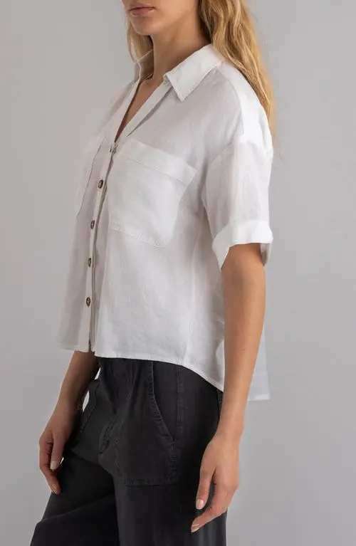 Kut From The Kloth Brianna Boxy Shirt - White