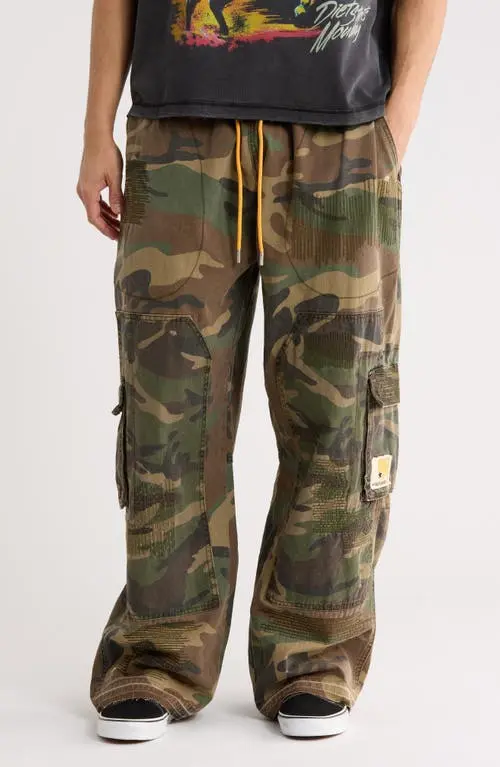 DIET STARTS MONDAY Camo Cargo Pants