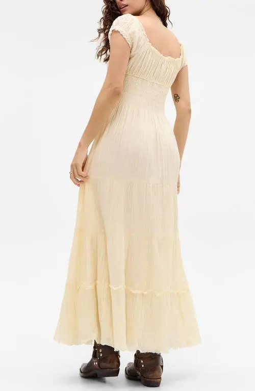 BDG URBAN OUTFITTERS Tiana Maxi Peasant Dress