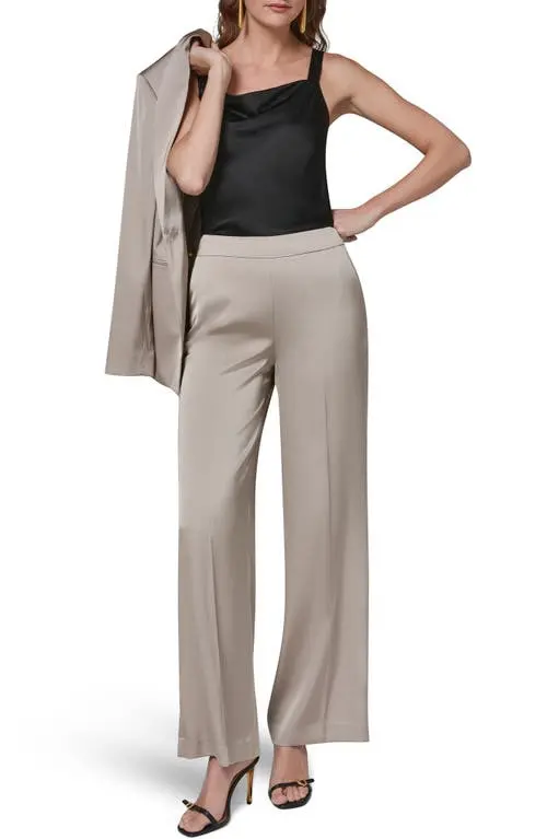 Donna Karan New York Flat-front Straight-leg Trousers